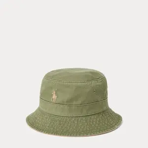 Ralph Lauren Ralph Lauren Cotton Chino Bucket Hat Garden Trail