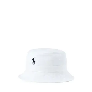 Ralph Lauren Cotton Chino Bucket Hat - White