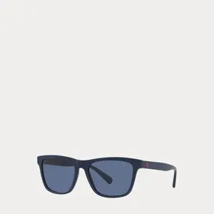 Ralph Lauren Square Sunglasses - Matte Navy Blue