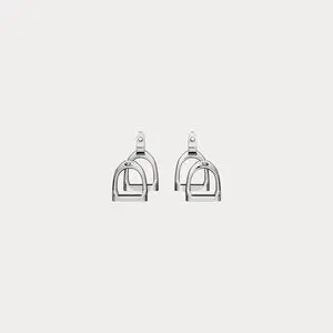 Ralph Lauren Double-stirrup Earrings - Sterling Silver