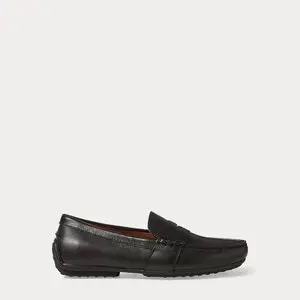 Ralph Lauren Reynold Full-Grain Driver - Black | Editorialist display picture 1