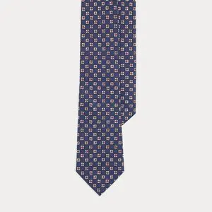Ralph Lauren Square-print Silk Twill Neck Tie