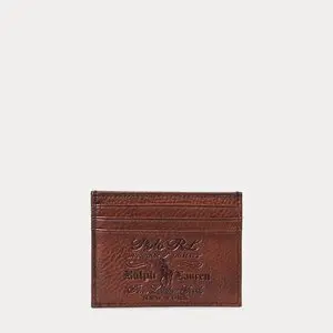 Ralph Lauren Heritage Leather Card Case - British Tan