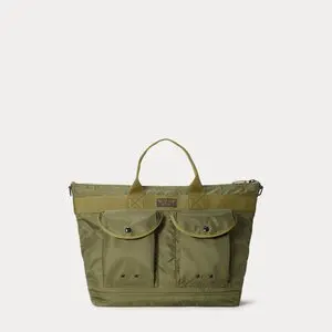Ralph Lauren Nylon Utility Messenger Bag - Olive Drab
