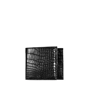 Ralph Lauren Alligator Billfold Wallet - Black