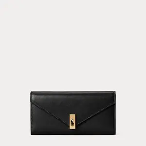 Ralph Lauren Polo Id Leather Wallet - Black
