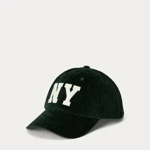 Ralph Lauren Ralph Lauren NY Patch Corduroy Cap College Green X