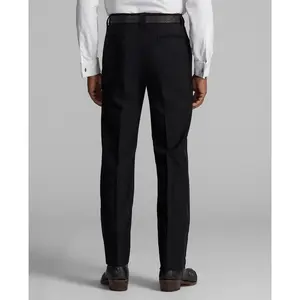Ralph Lauren Slim Fit Wool Western Tuxedo Trouser