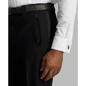 Ralph Lauren Slim Fit Wool Western Tuxedo Trouser