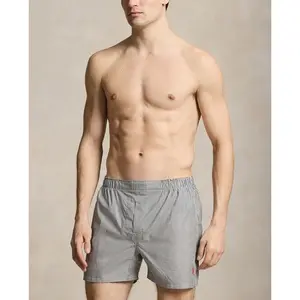 Ralph Lauren Classic Woven Cotton Boxer 5-pack - Grey/blue