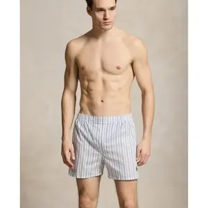 Ralph Lauren Classic Woven Cotton Boxer 5-pack - Grey/blue