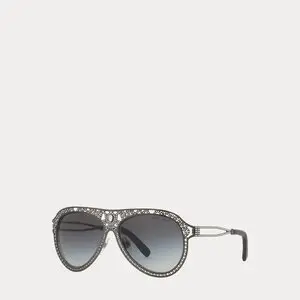 Ralph Lauren Embellished Pilot Sunglasses