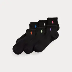 Ralph Lauren Quarter-crew Socks 6-pack - Bast