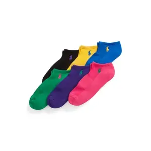 Ralph Lauren Low-cut Ankle Socks 6-pack - Multi Bright