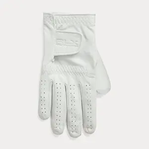 Ralph Lauren Cabretta Leather Right-hand Golf Glove - White