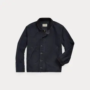 Ralph Lauren Corduroy-collar Cotton Deck Jacket - Dark Navy