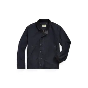 Ralph Lauren Corduroy-collar Cotton Deck Jacket - Dark Navy