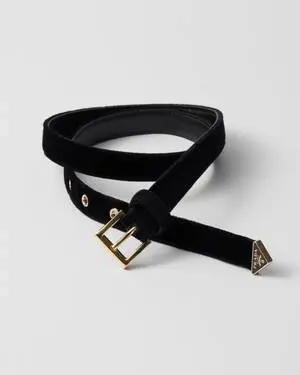 Prada Velvet Belt