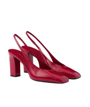 Prada Patent Leather Slingback Pumps