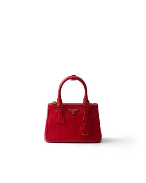 Prada Galleria Saffiano Leather Micro Bag - Red