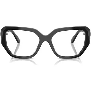 SWAROVSKI Swarovski Geometric Eyeglasses Black