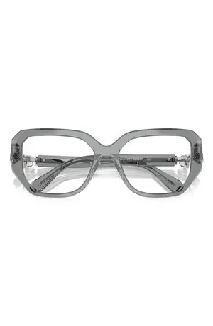 SWAROVSKI Geometric Eyeglasses - Transparent Grey