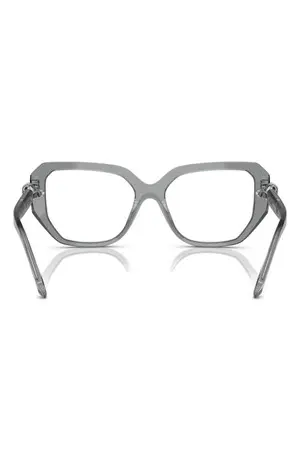 SWAROVSKI Geometric Eyeglasses - Transparent Grey