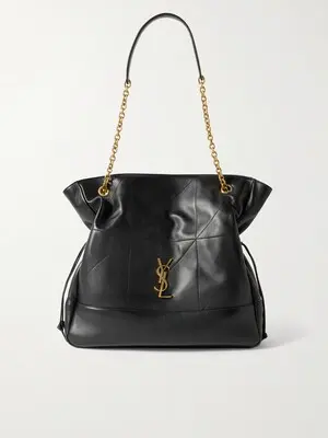 Saint Laurent Jamie Shopping Leather Shoulder Bag - Black