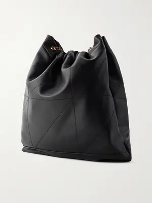Saint Laurent Jamie Shopping Leather Shoulder Bag - Black