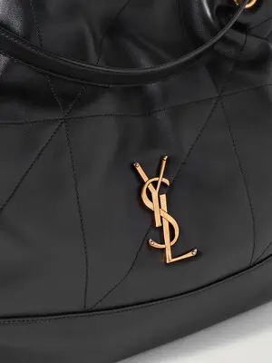 Saint Laurent Jamie Shopping Leather Shoulder Bag - Black