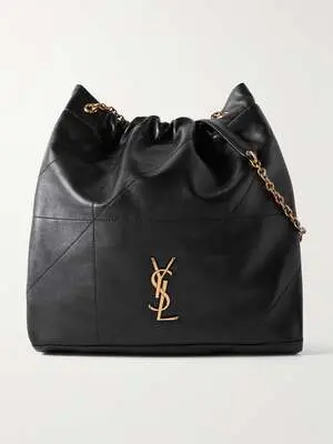 Saint Laurent Jamie Shopping Leather Shoulder Bag - Black
