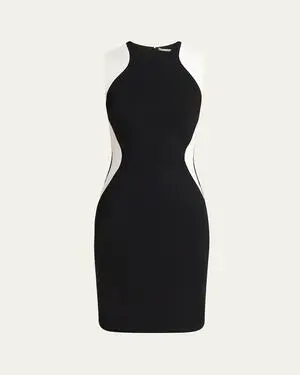 Stella McCartney Miracle Colorblock Sheath Dress