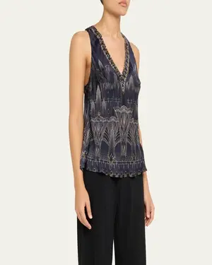 Camilla V-neck Top