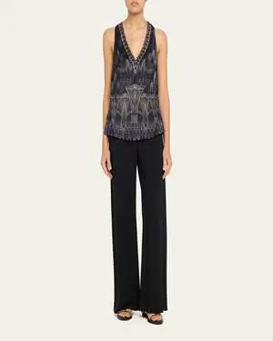 Camilla V-neck Top