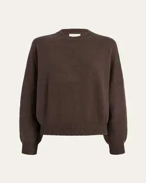 Khaite Margaux Cashmere Sweater - Coffee