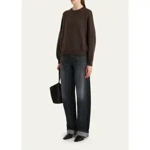 Khaite Margaux Cashmere Sweater - Putty