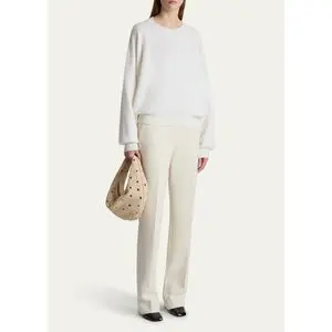 Khaite Margaux Cashmere Sweater - Putty