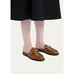 Bottega Veneta Astaire Knot Loafer Mules - Brown