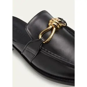 Bottega Veneta Astaire Knot Loafer Mules - Brown