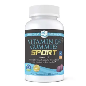 NORDIC NATURALS Vitamin D3 Gummies Sport Wild Berry Flavor 120 Gummies - One-color
