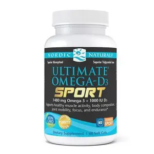 NORDIC NATURALS Ultimate Omega-d3 Sport Lemon Flavor 60 Softgels - One-color