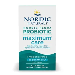 NORDIC NATURALS Nordic Flora Probiotic Maximum Care 30 Capsules - One-color
