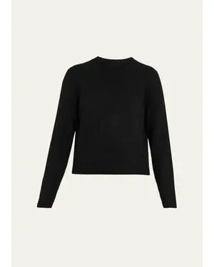 Khaite Leta Cashmere Crewneck Sweater - Black
