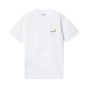 Carhartt Work In Progress Short-sleeve American Script T-shirt - White
