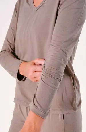POPLINEN Plus Toni Pj Shirt - Olive