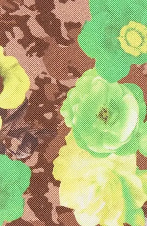 CLIFTON WILSON Silk Pocket Square - Green