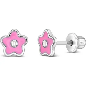 IN SEASON JEWELRY Flower Earrings - Pink