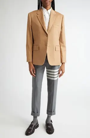Thom Browne Classic Hair Sport Coat - Camel