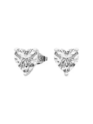 BLISS DIAMOND 1ct Heart Shape Lab Grown Diamond Stud Earrings 14k Gold