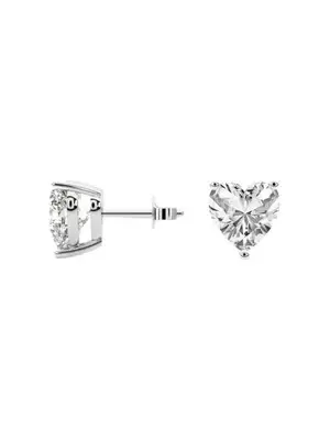 BLISS DIAMOND 1ct Heart Shape Lab Grown Diamond Stud Earrings 14k Gold